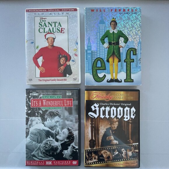 Media | Christmas 4 Dvd Bundle The Santa Clause Its A Wonderful Life ...
